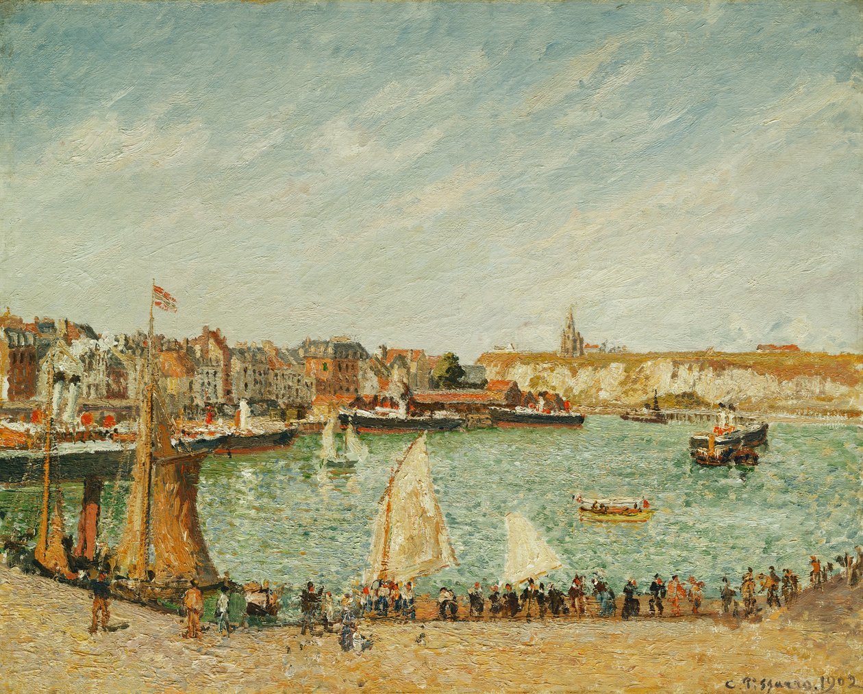 The Afternoon Sun, Outer Port of Dieppe