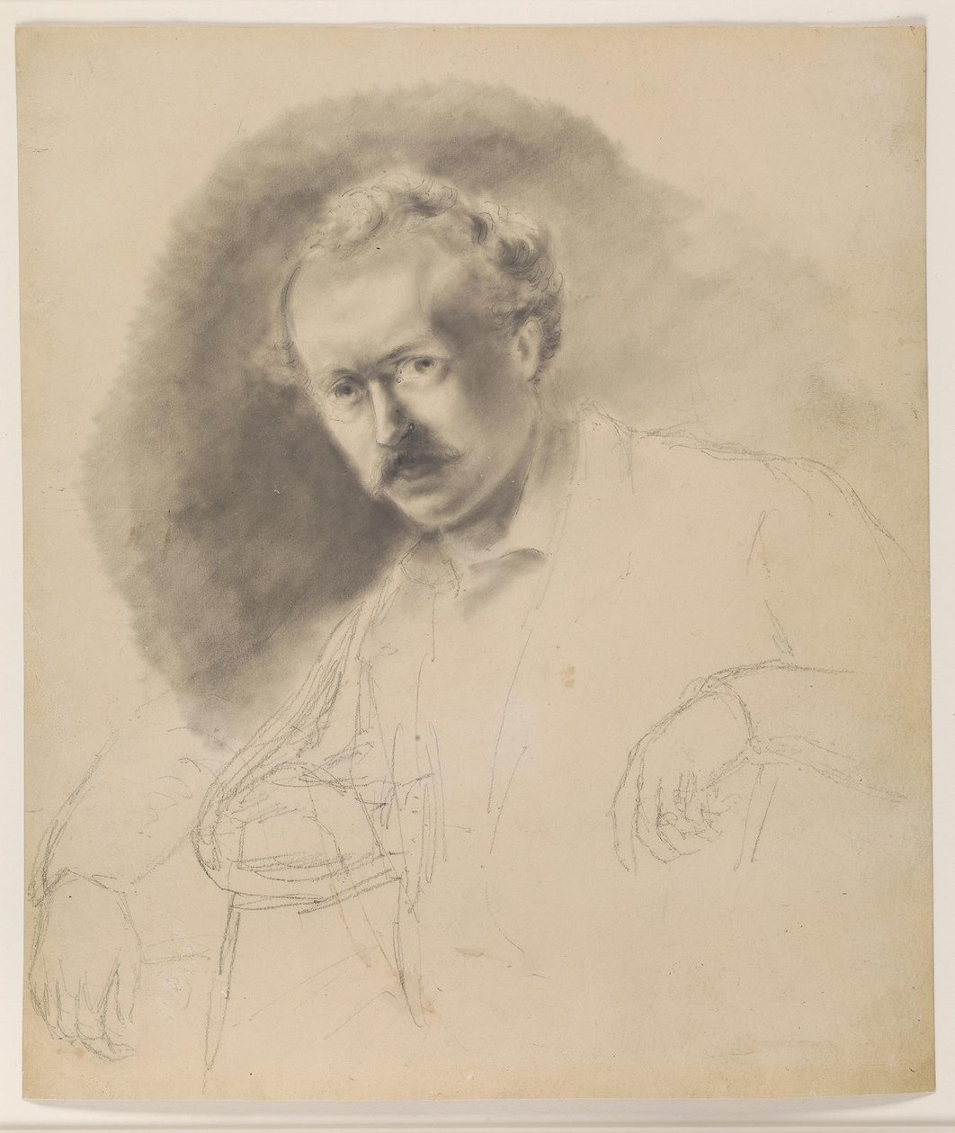 Portrait of the Painter Fritz Melbye (1826-1869)