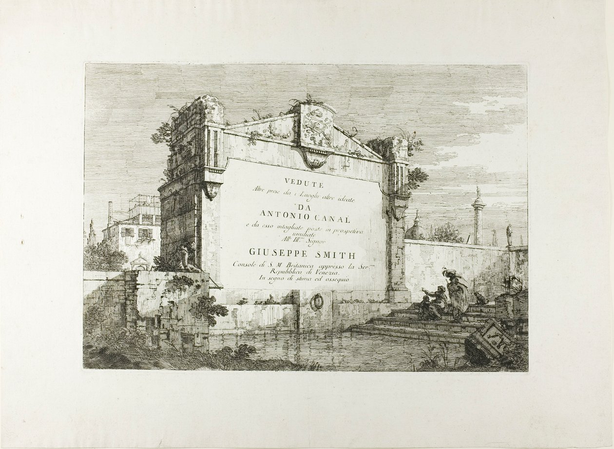 Title Page, from Vedute by Canaletto: Buy fine art print