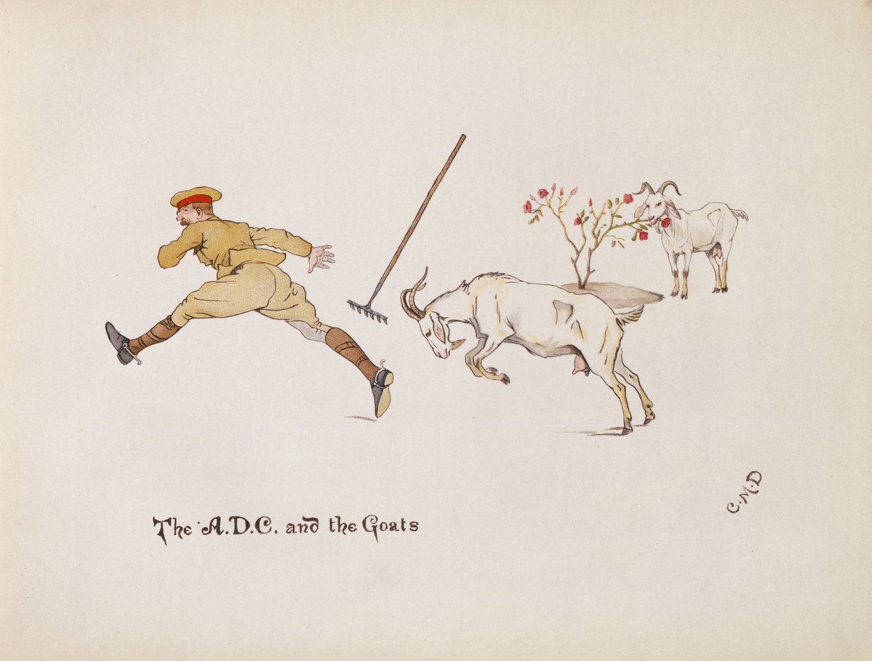 The A.D.C and the Goats (from The Leaguer of Ladysmith, 1900)