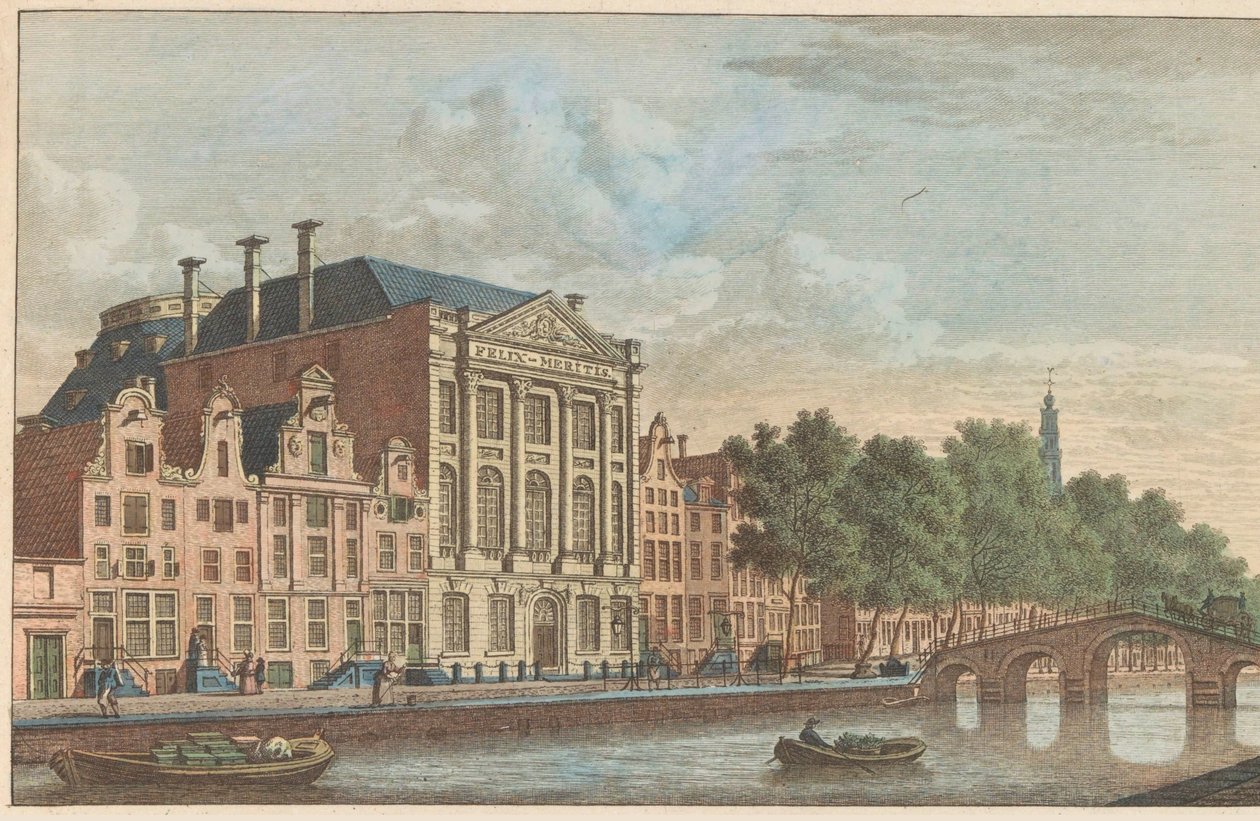 Building of Felix Meritis in Amsterdam, ca. 1790