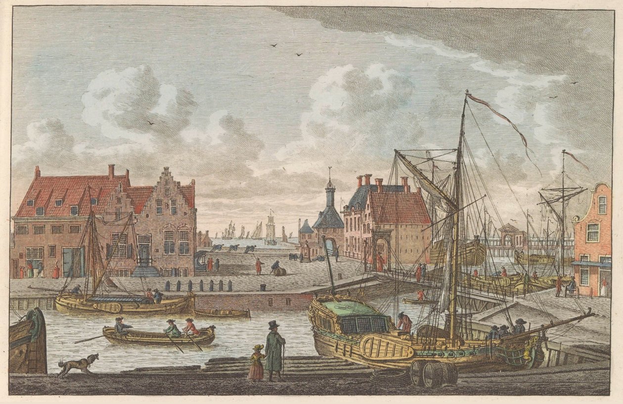Harbor Gate of Harlingen, ca. 1790