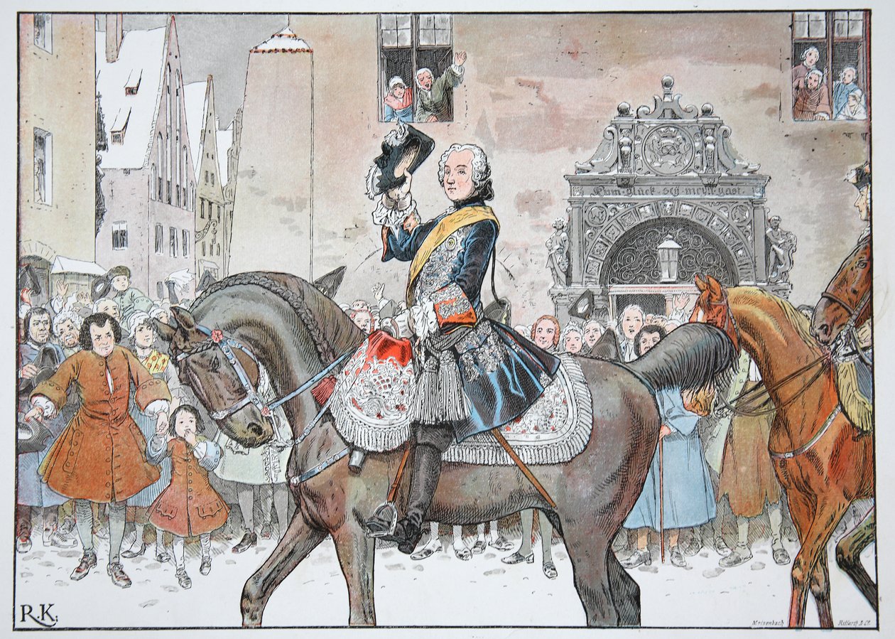 Collection of the Prussian King in Breslau, 3rd January 1741