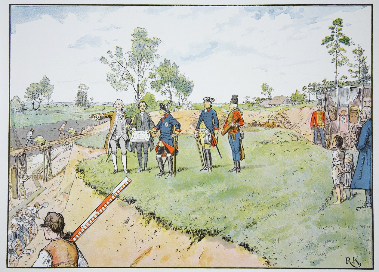 The King on an Inspection Trip by Carl Röchling