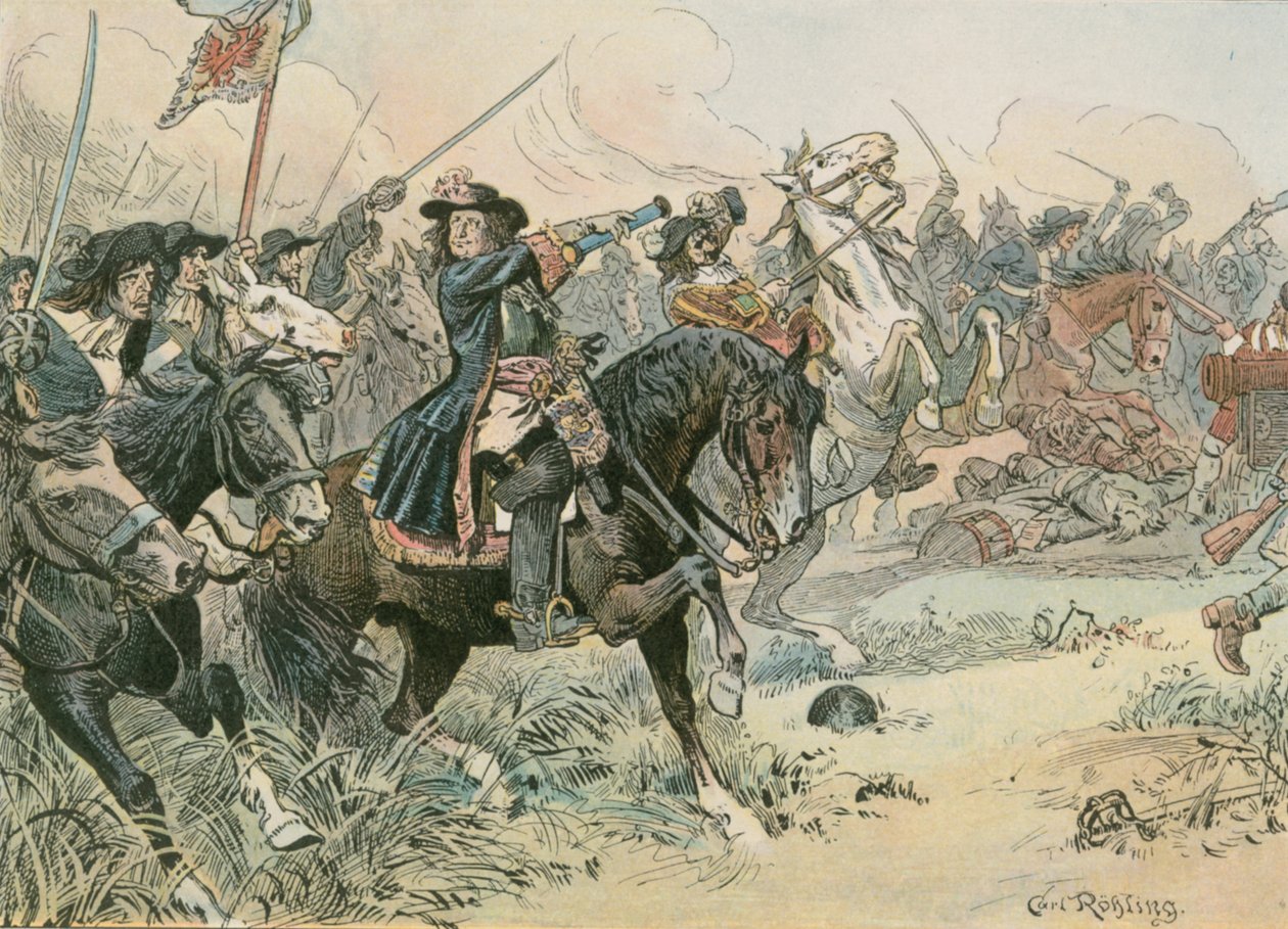 Frederick William, the Great Elector (1620-1688), at the Battle of ...