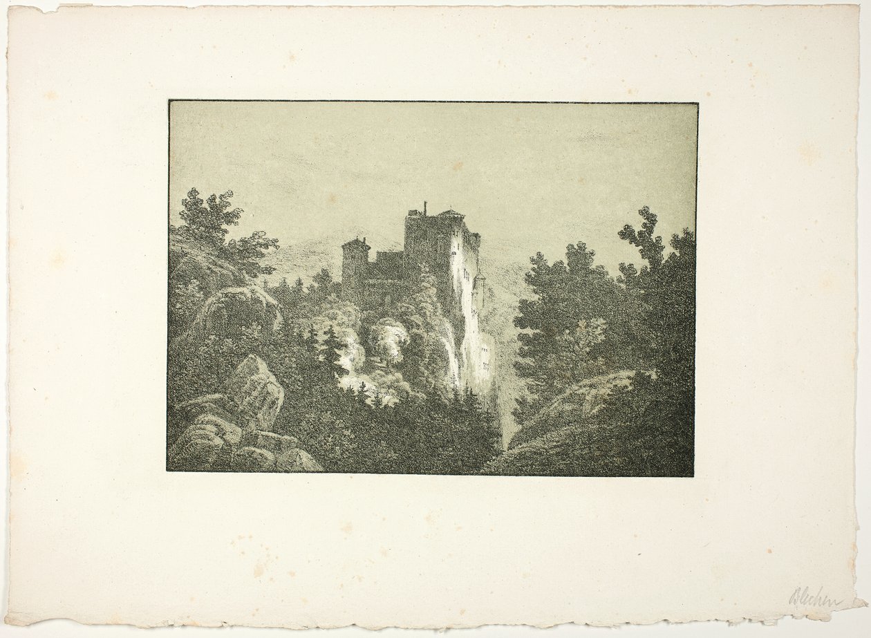 Ruins of a Castle by Carl Blechen: Premium art reproduction