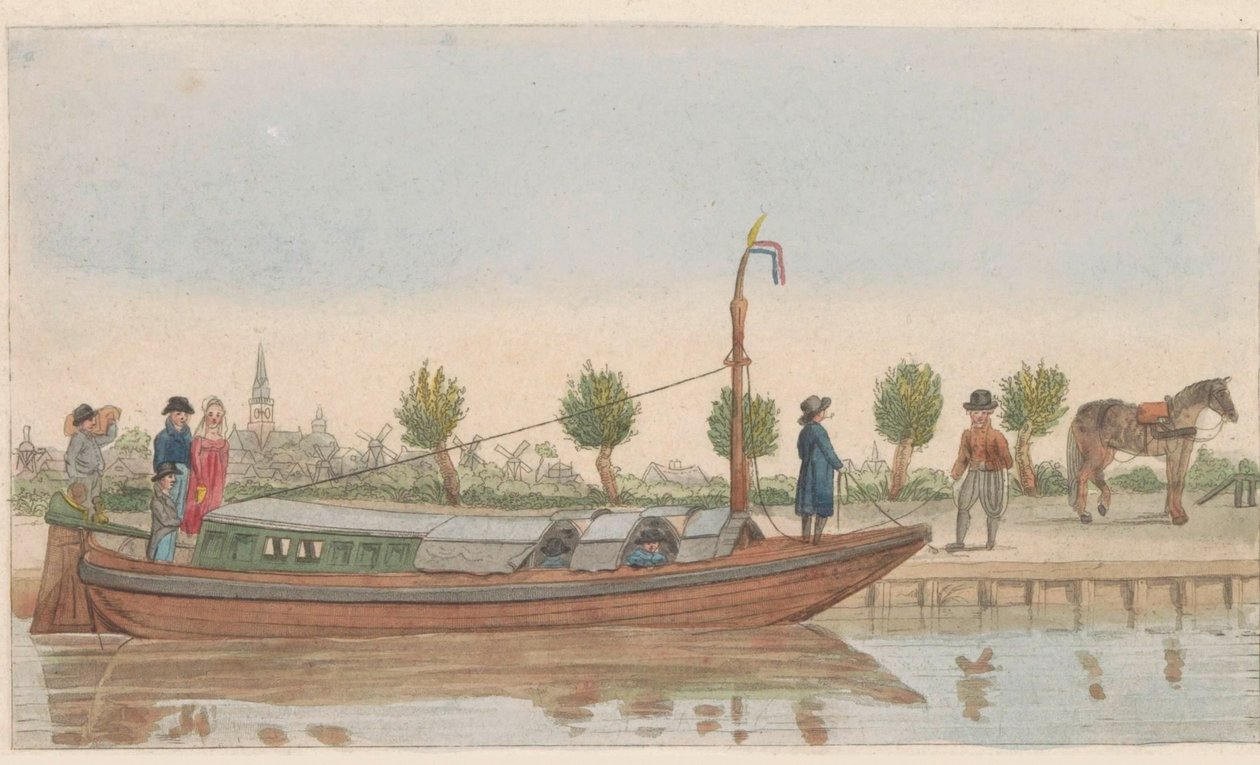 Tow Boat, 1824 by Carl Cristiaan Fuchs: Buy fine art print