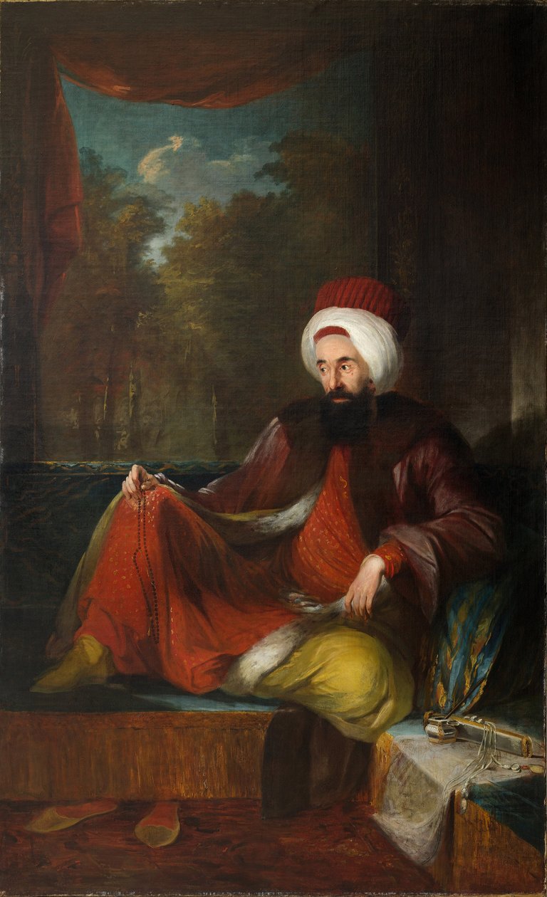 Portrait of Yusuf Agah Efendi by Carl Fredric von Breda