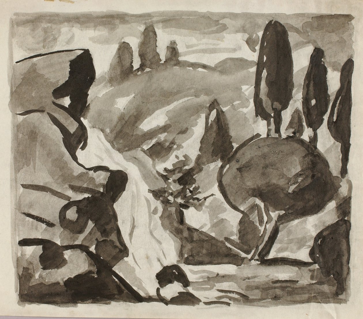 Landscape by Carl Newman: Highest-quality art reproduction