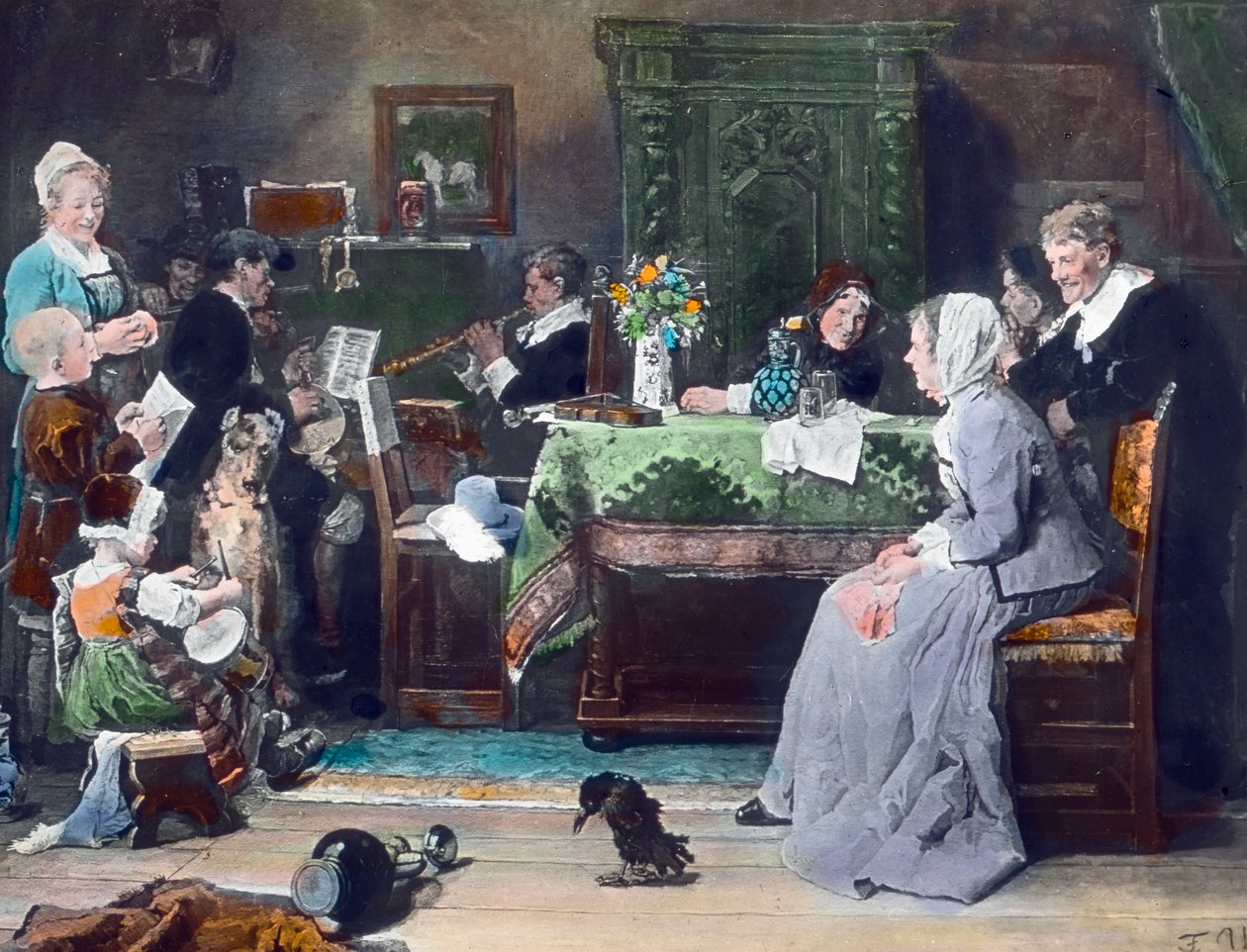 The Family Concert, image date: circa 1890, Carl Simon Archive