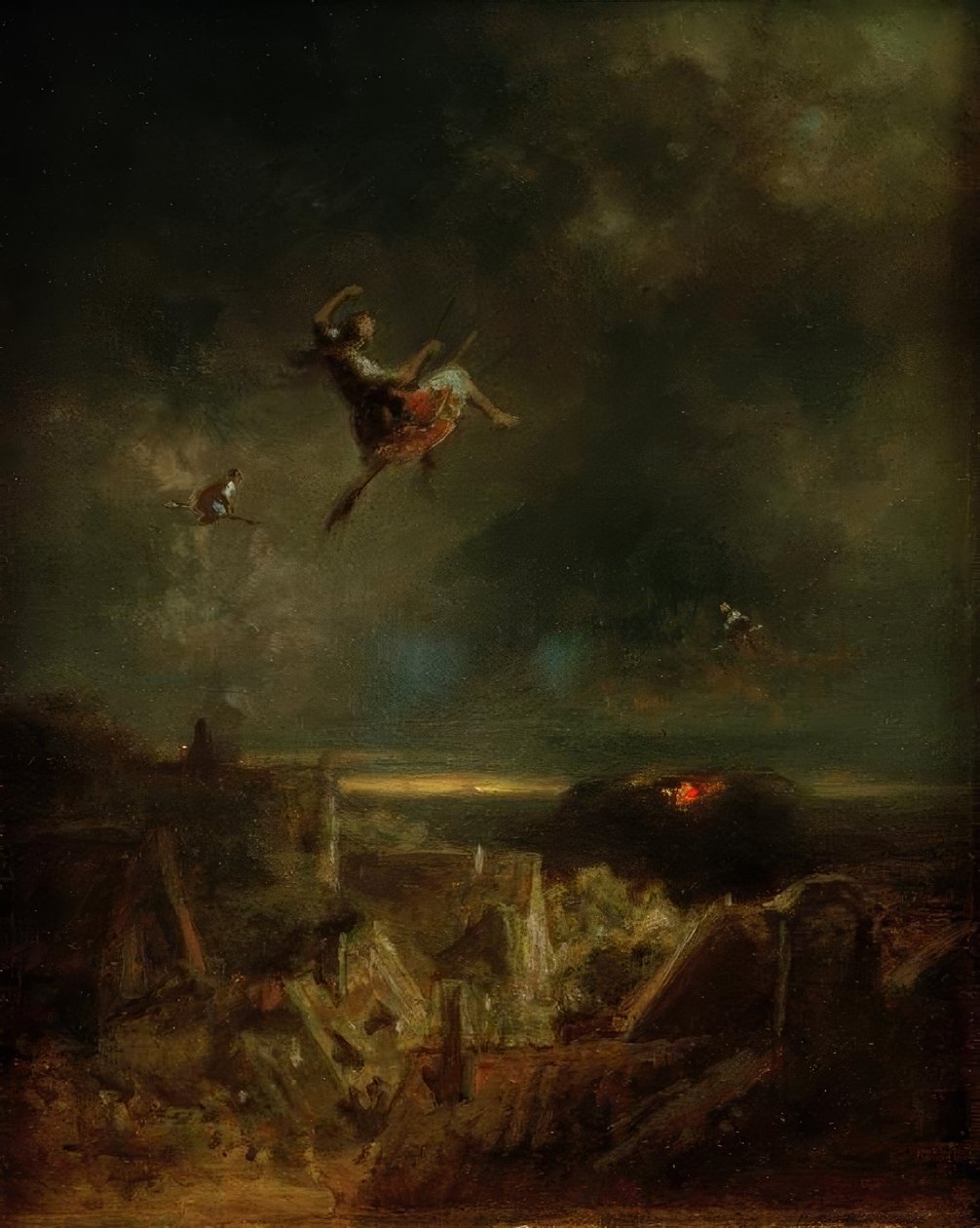 Witches' Ride by Carl Spitzweg: Buy fine art print