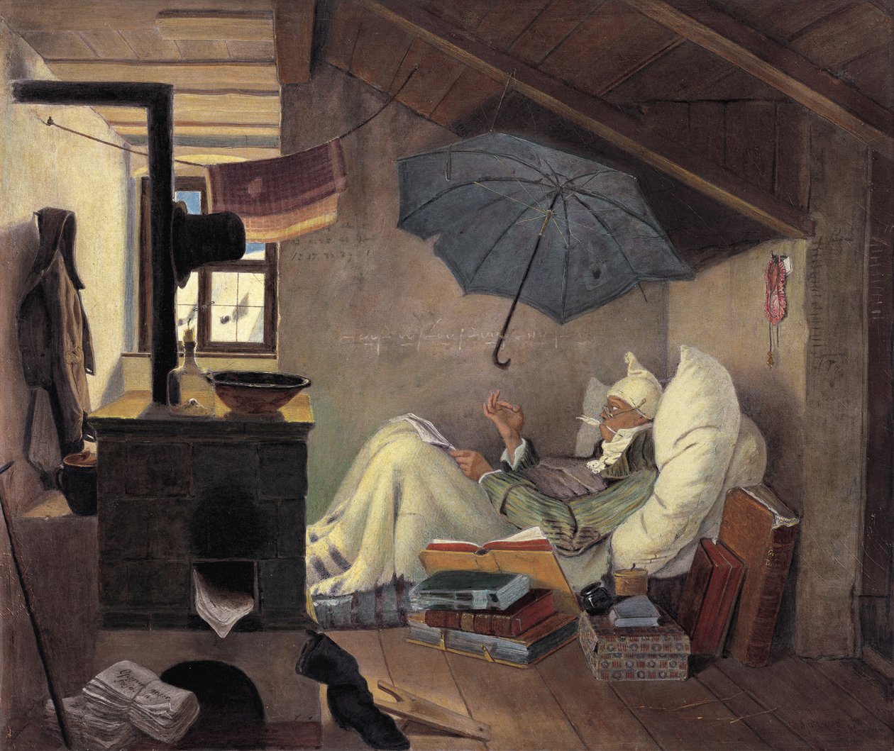 The Poor Poet by Carl Spitzweg: Buy fine art print