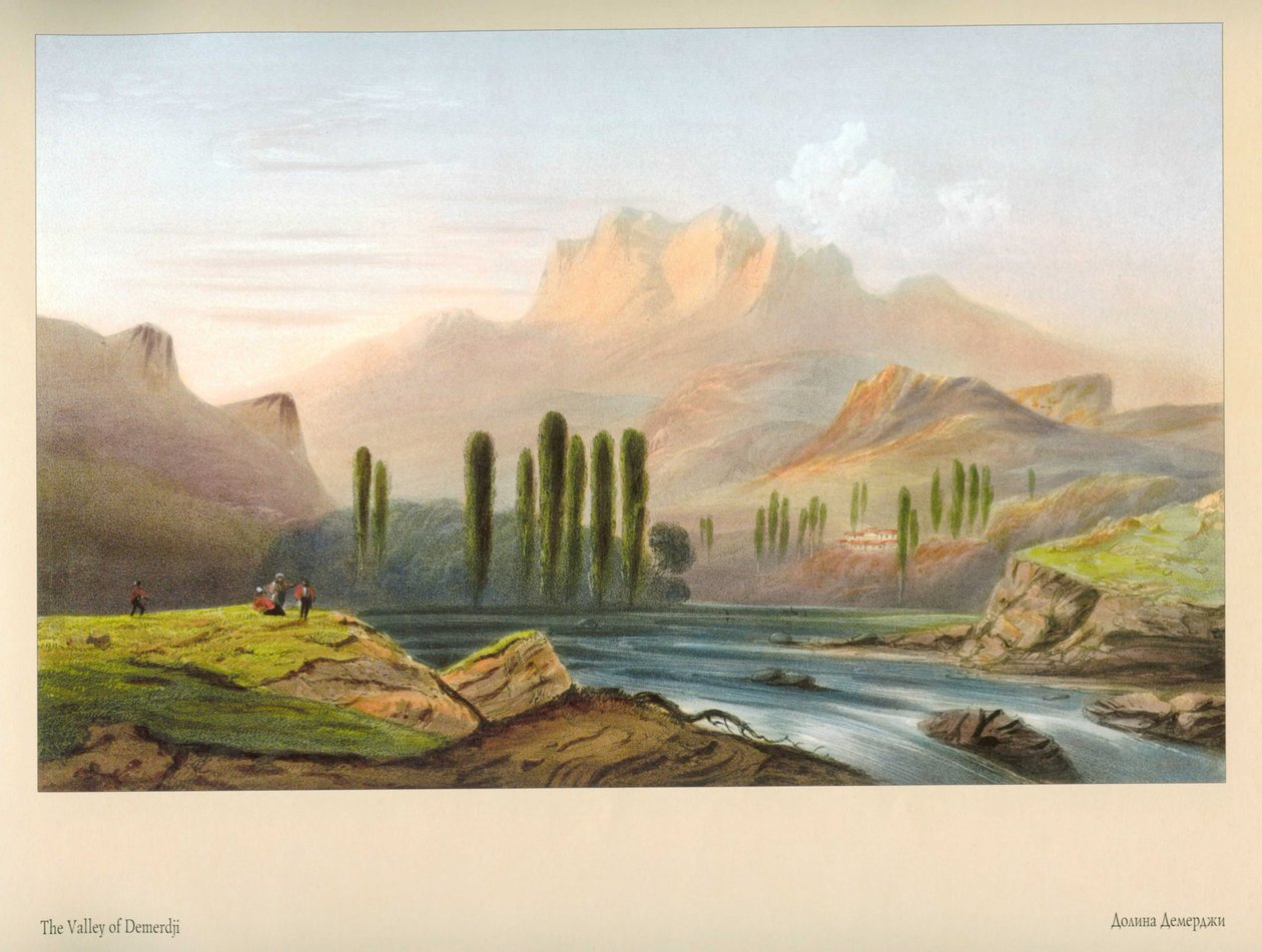 Valley of Demerdzhi by Carlo Bossoli: Buy fine art print