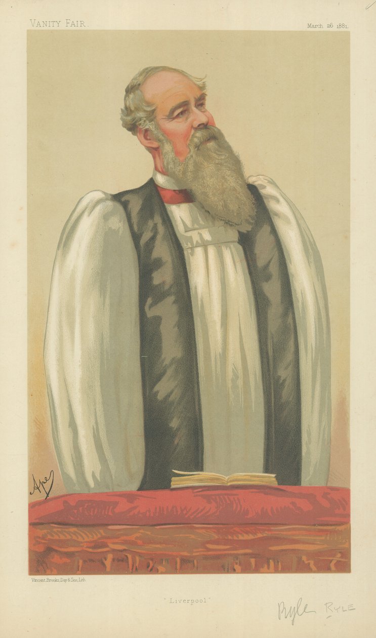 The Right Rev John Charles Ryle, Bishop of Liverpool, Liverpool, 26 ...