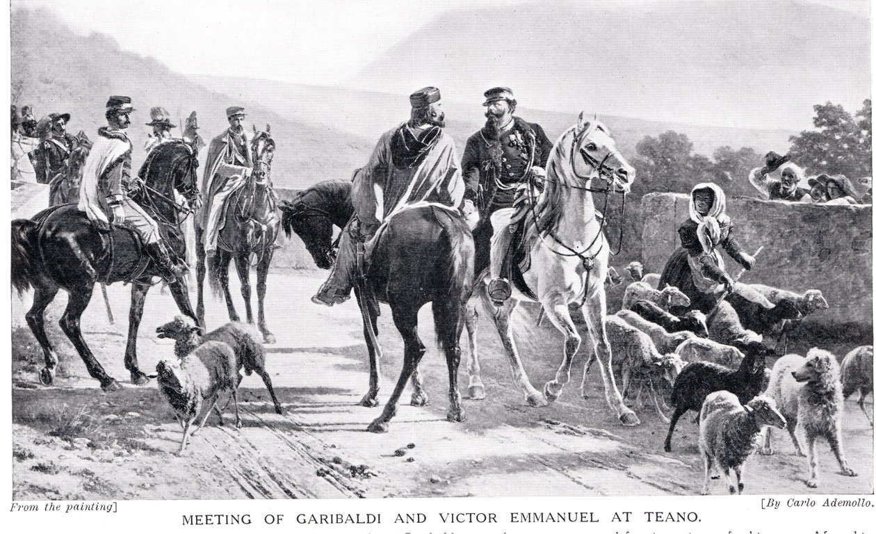 Meeting of Garibaldi and Victor Emmanuel at Teano