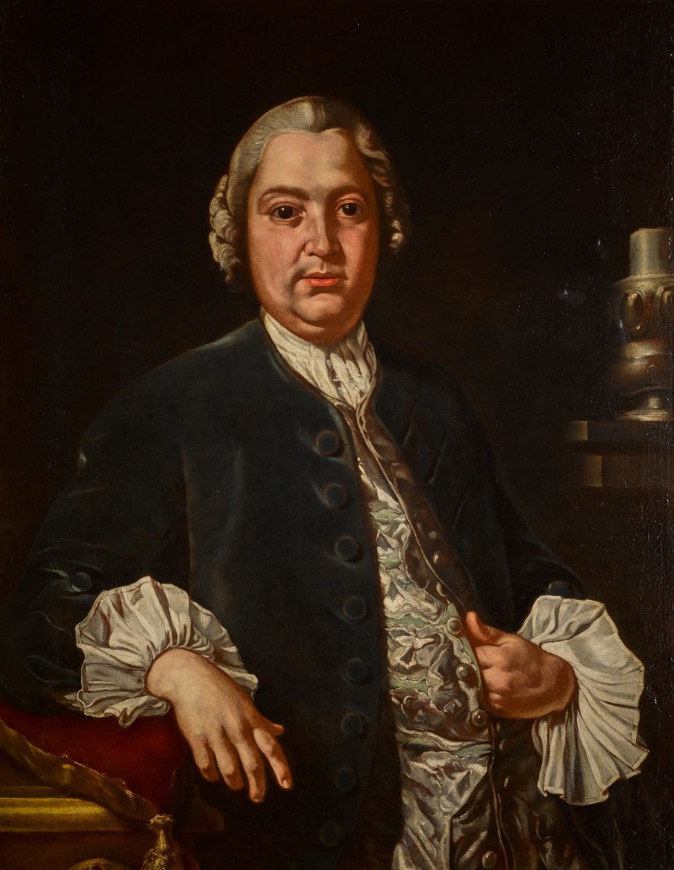 Portrait of the composer Niccolò Jommelli, 1714-1774
