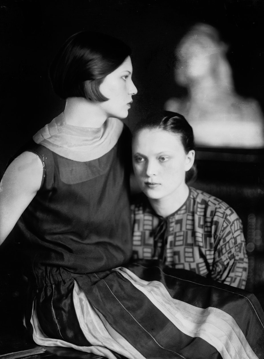 Portrait of Wanda and Marion Wulz, Trieste by Carlo Wulz