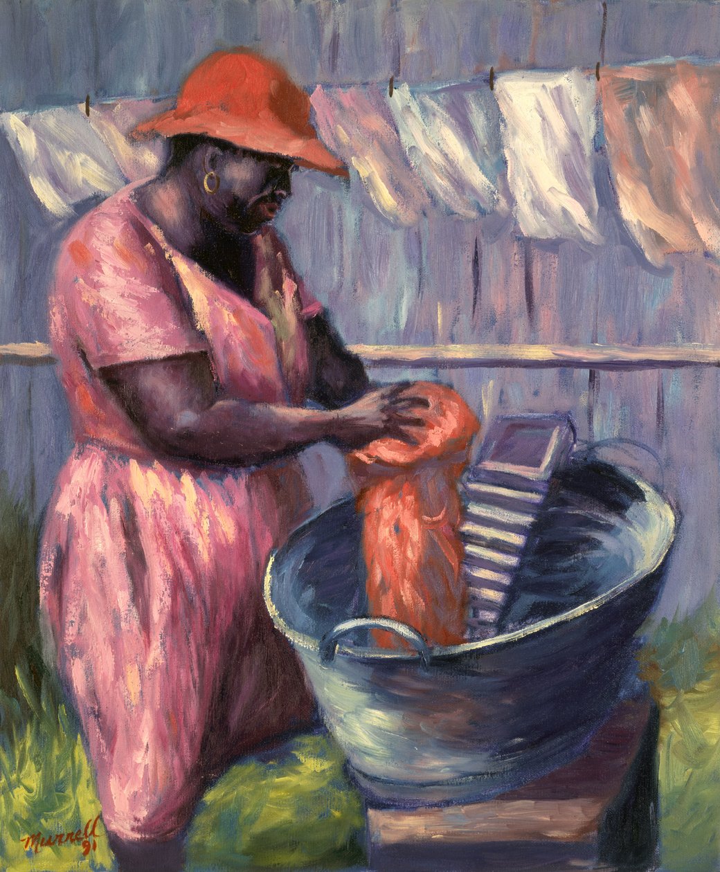 Wash Day by Carlton Murrell: High-quality fine art print