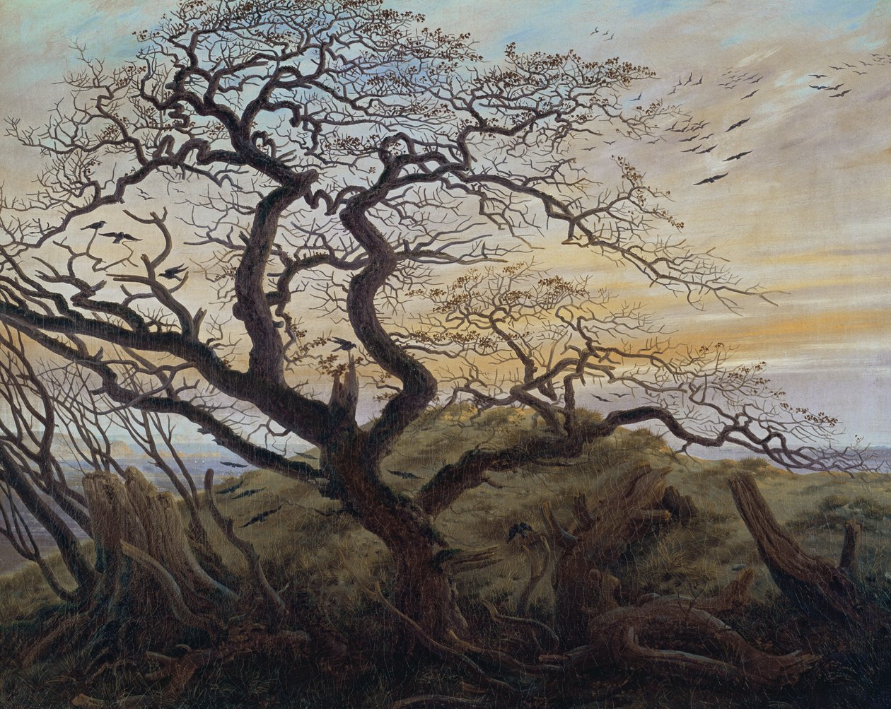 The Tree of Crows by Caspar David Friedrich: Fine art print