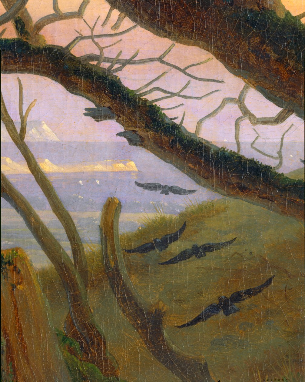 The Tree of Crows by Caspar David Friedrich: Fine art print
