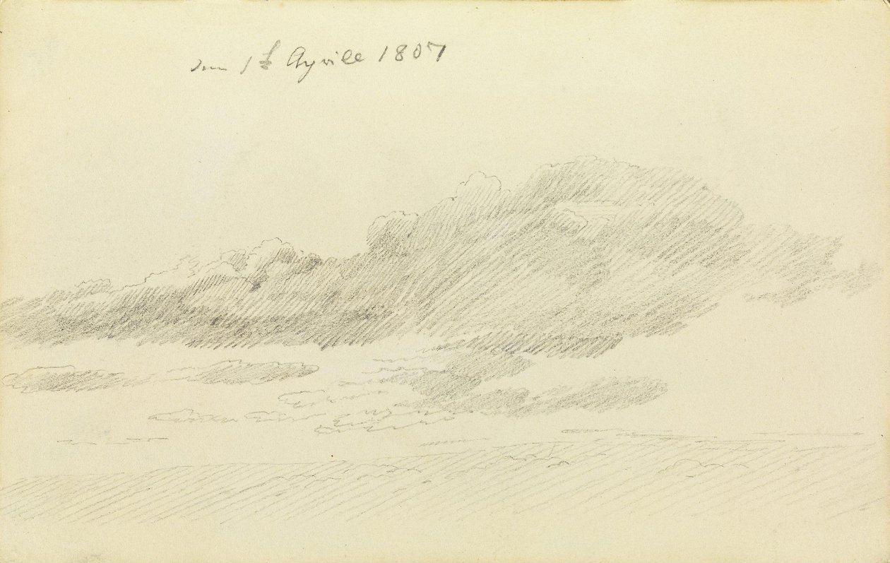 Cloud Study by Caspar David Friedrich: Buy fine art print