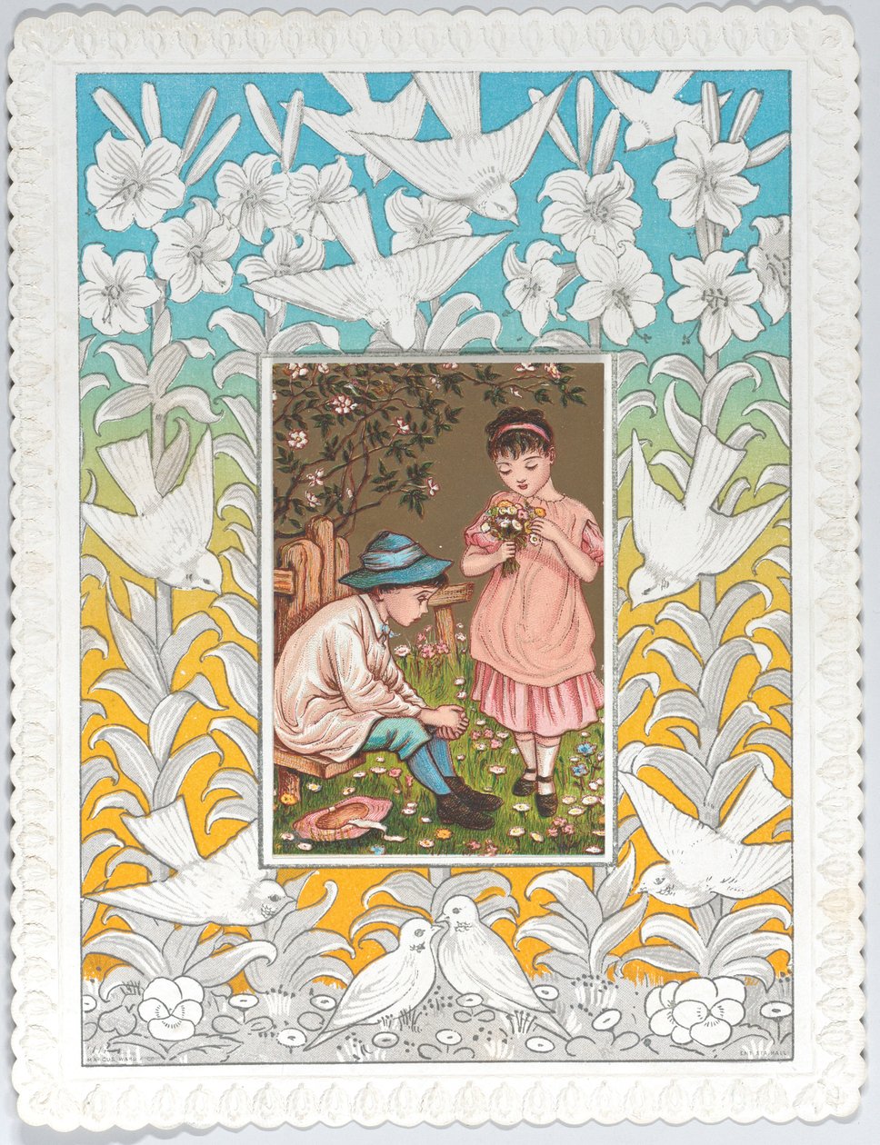 Valentine by Catherine Greenaway: Premium art reproduction