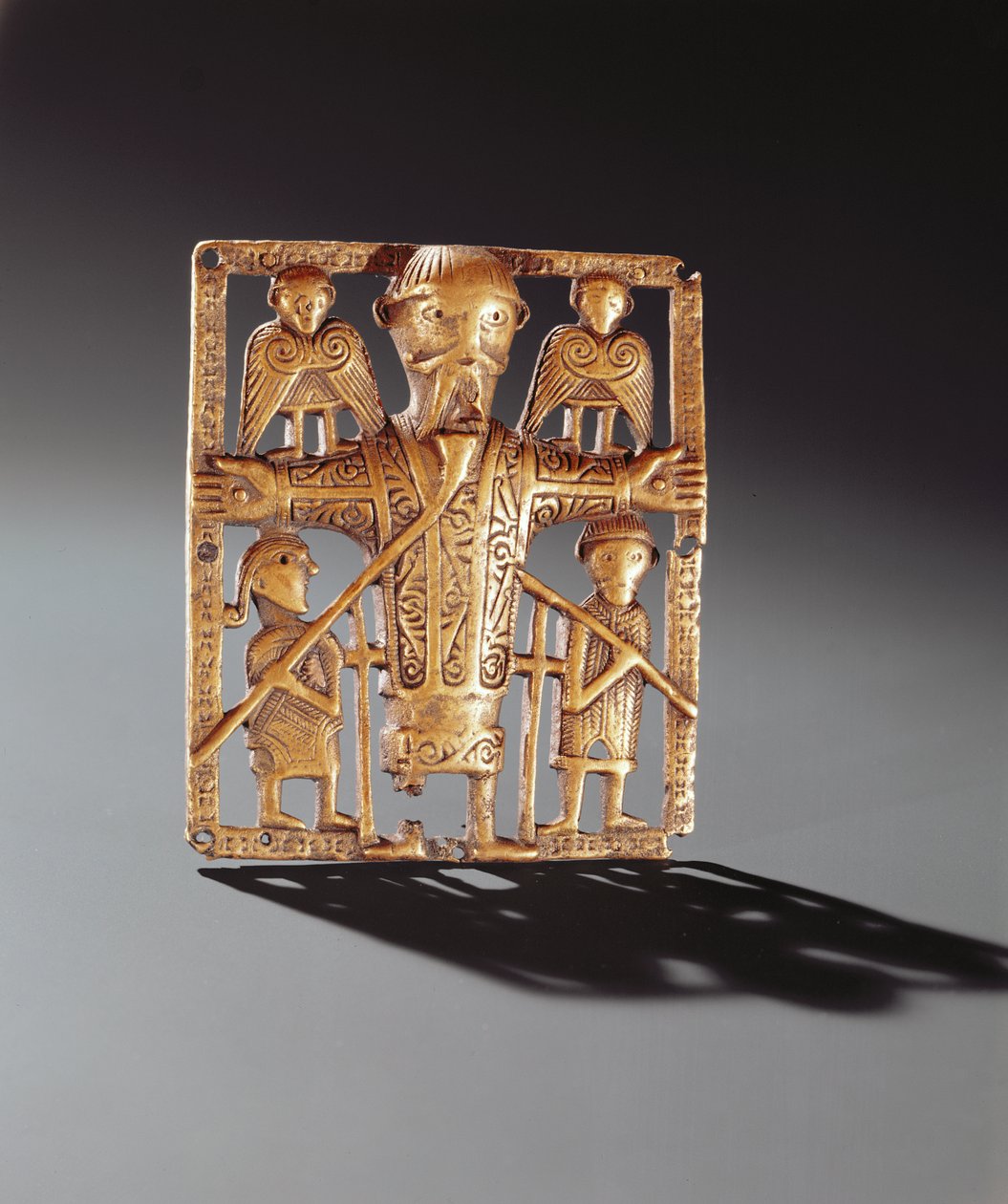 Crucifixion plaque, Clonmacnoise, County Offaly, Viking Age