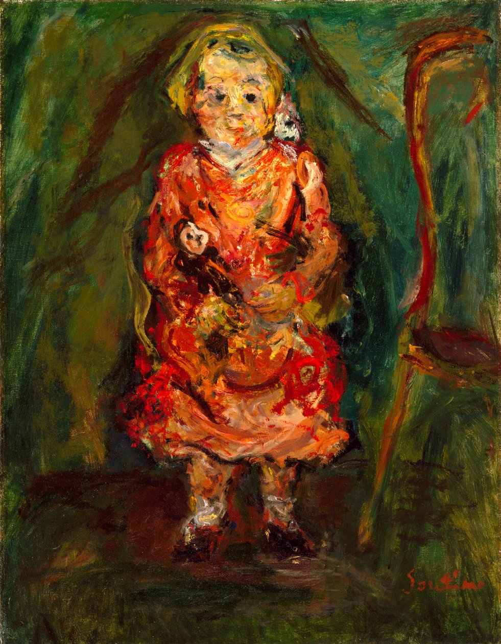 Young Girl with a Doll by Chaim Soutine: Buy fine art prints