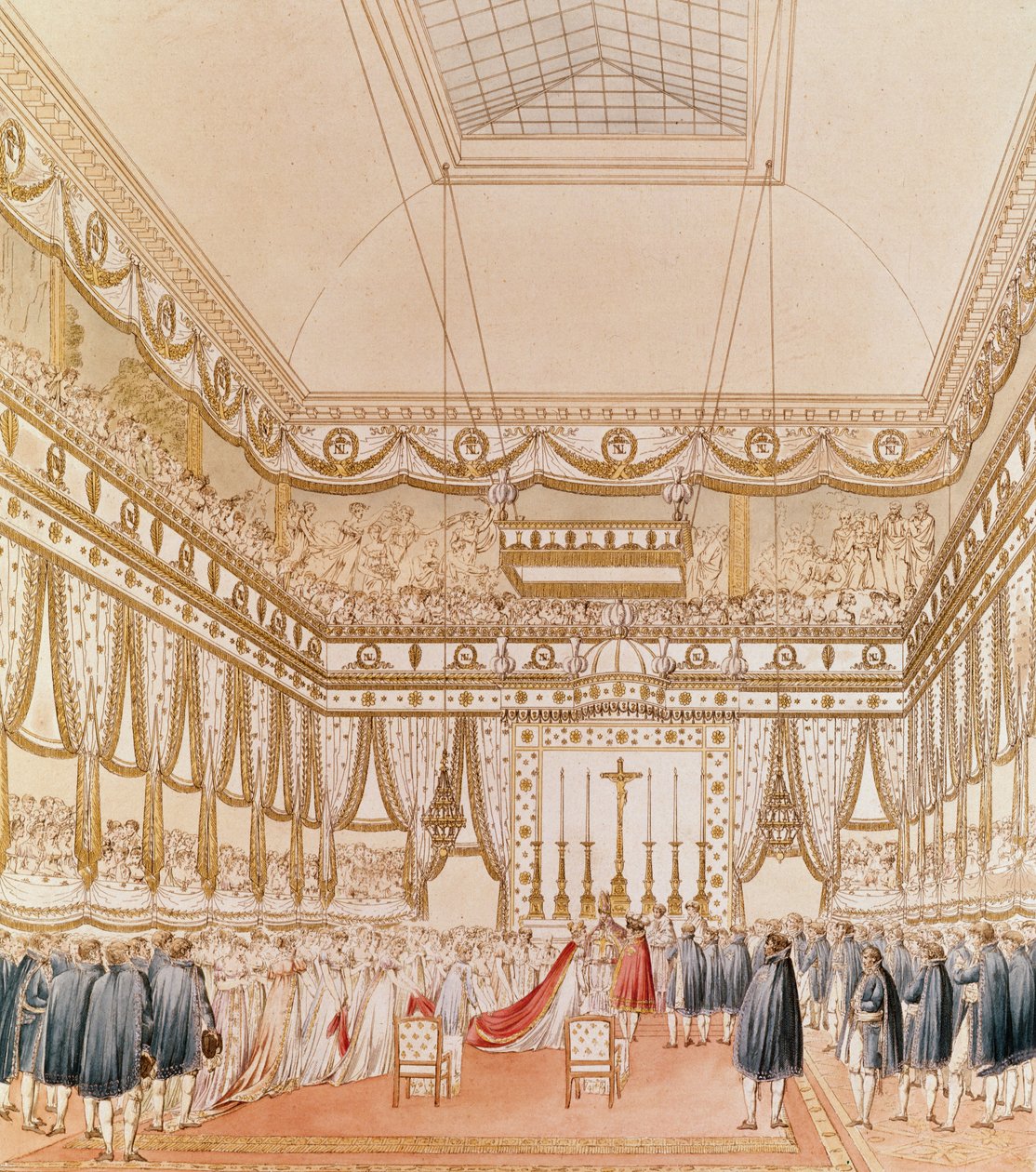 The Marriage of Napoleon and Marie-Louise in the Louvre Chapel