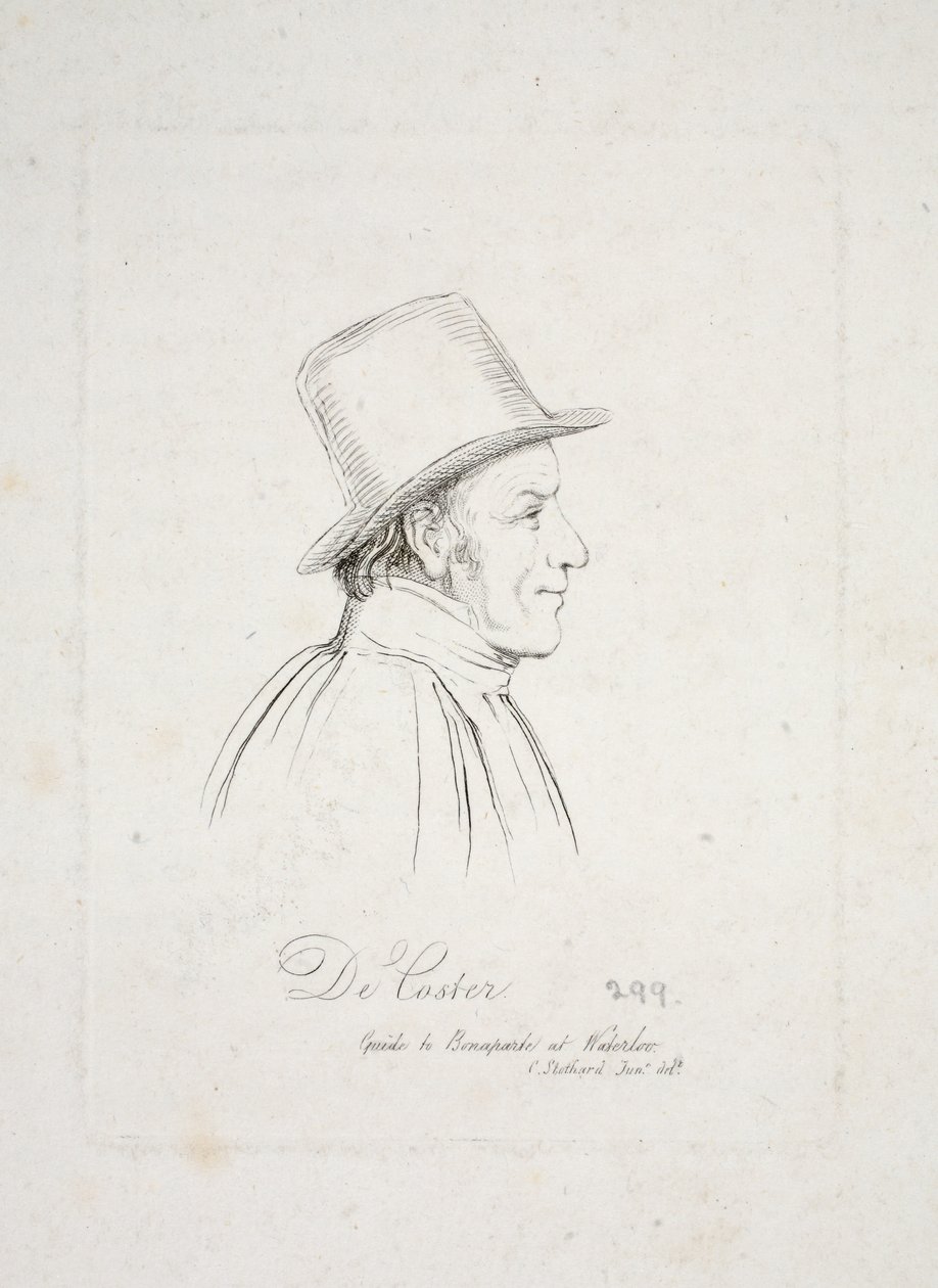De Coster, guide to Bonaparte at Waterloo
