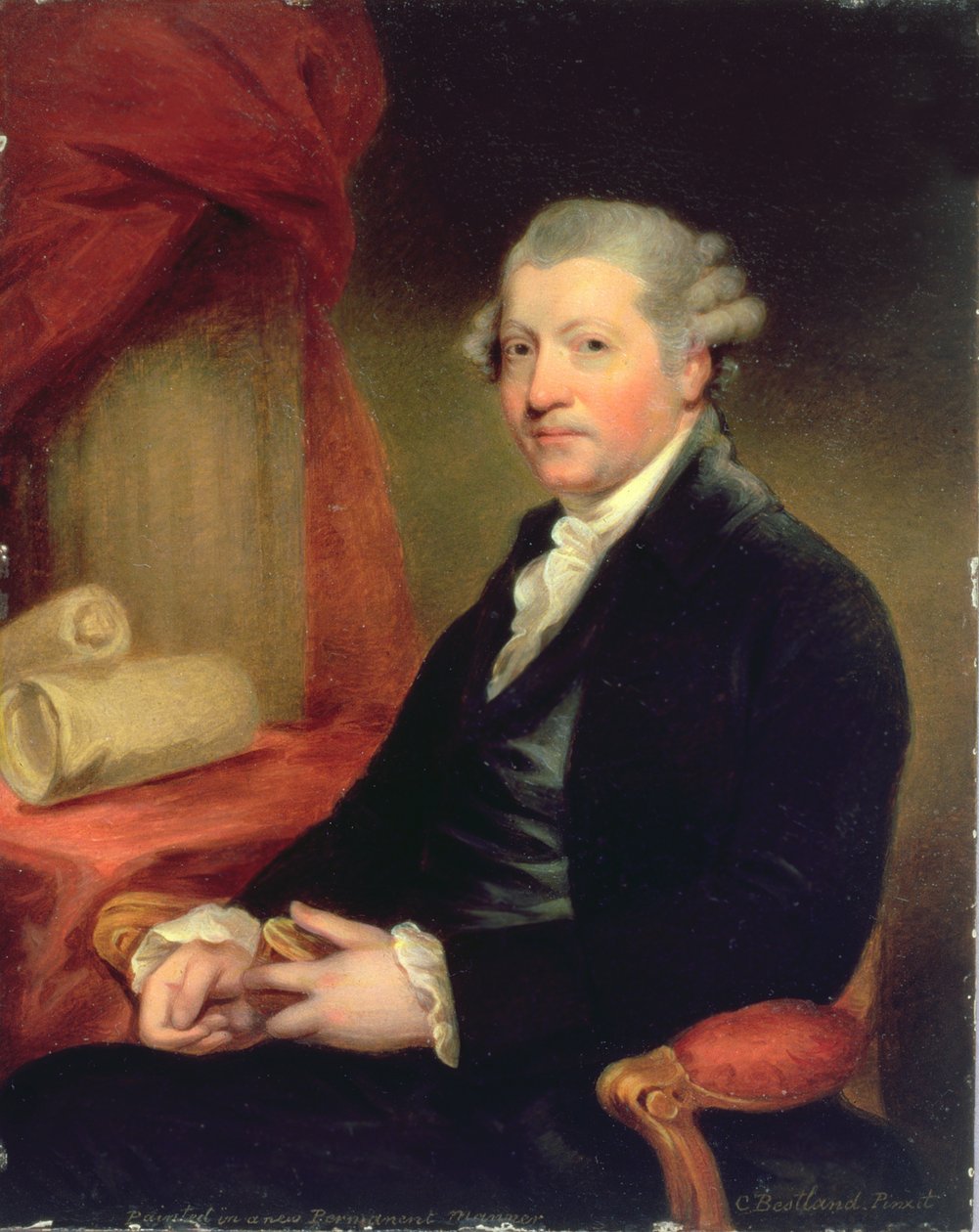 Portrait of Joshua Reynolds by Charles Bestland