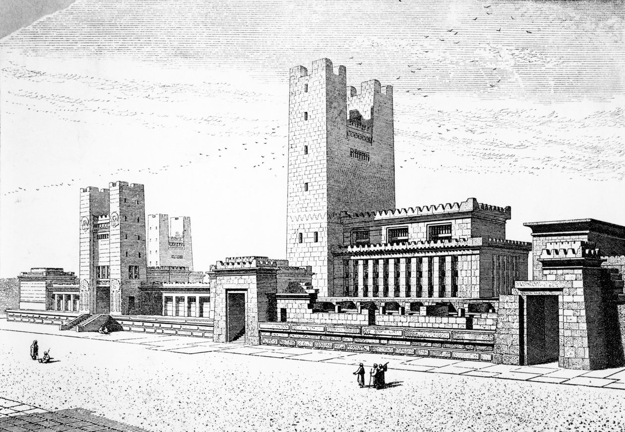 Reconstruction of the Temple of Solomon in Jerusalem