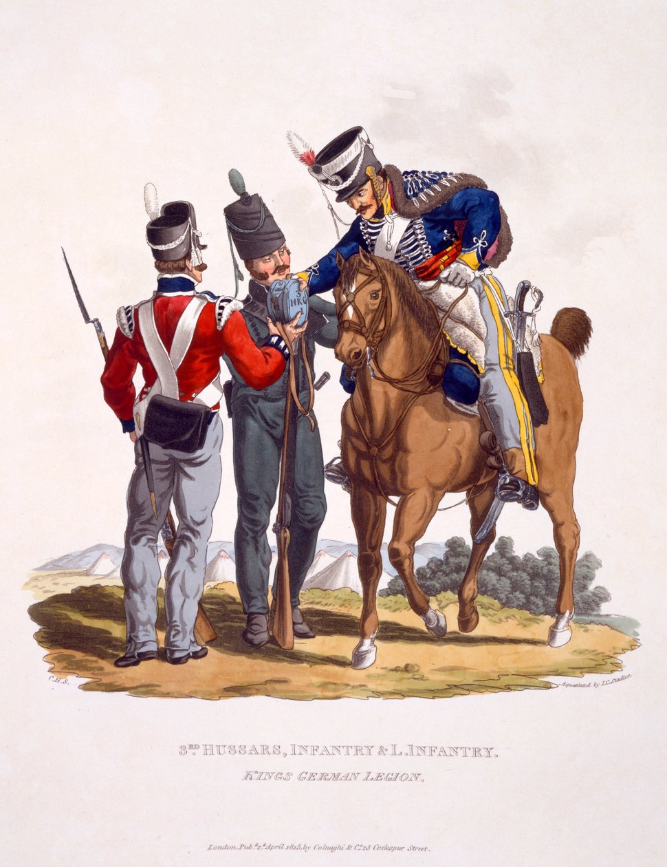 Uniform of the 3rd Hussars, Infantry and Light Infantry - The King's ...