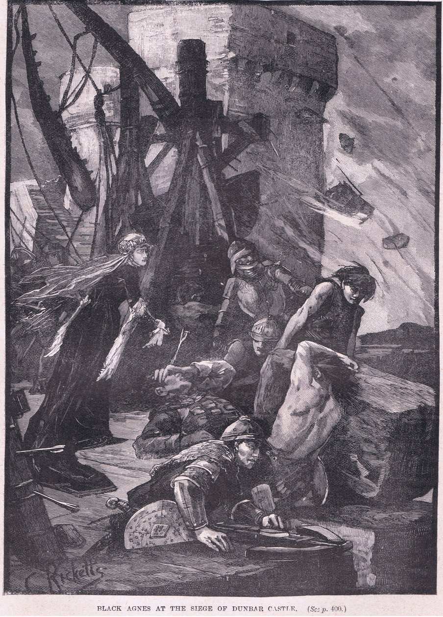 Black Agnes at the Siege of Dunbar Castle AD 1326