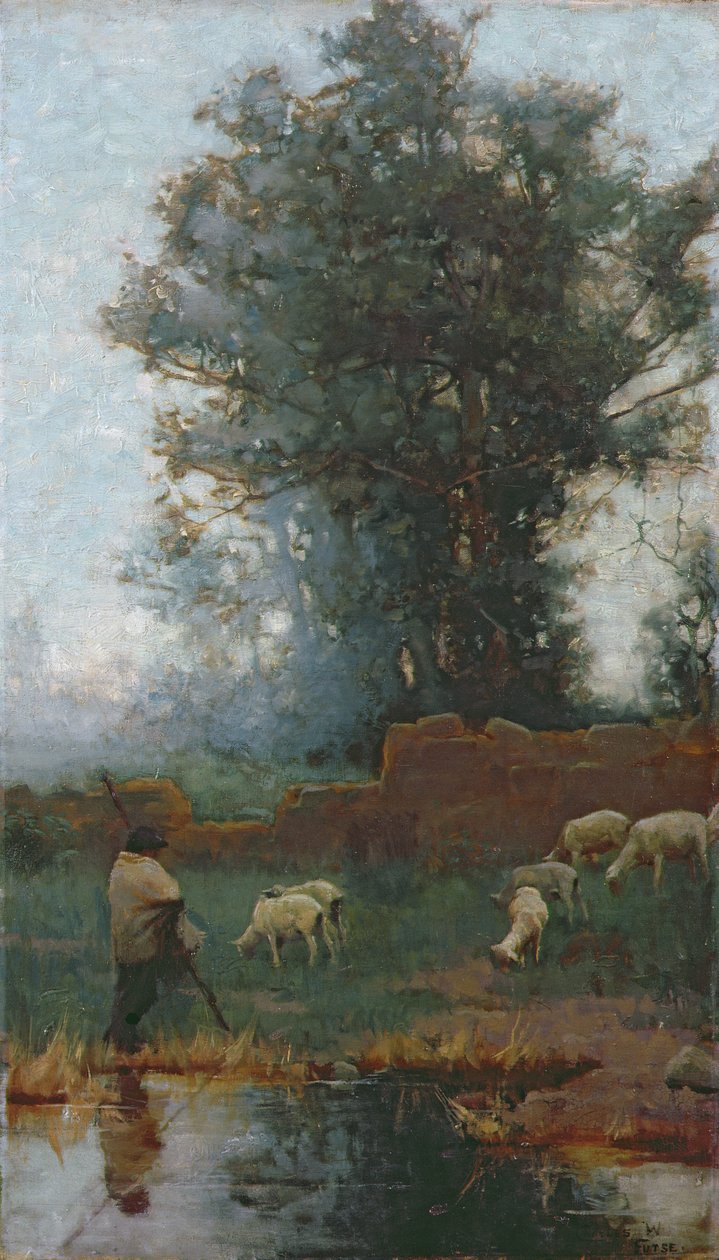 The Shepherd by Charles Wellington Furse: Fine art print