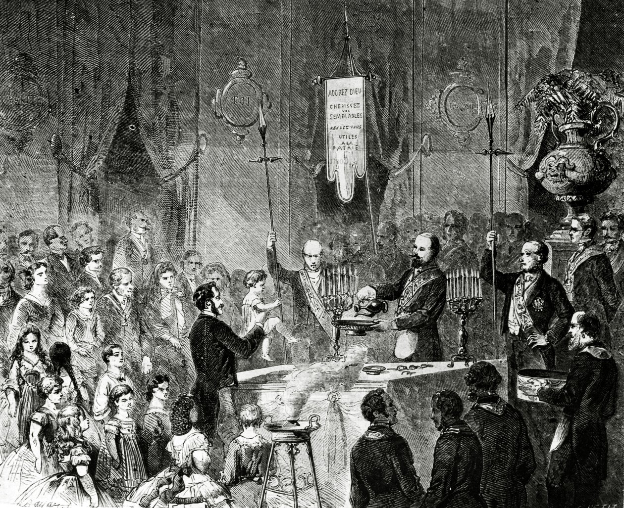 A Masonic Baptism in the Lodge of Fraternal Friendship, Grand Orient de ...