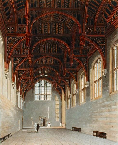 The Gothic Hall, Hampton Court, from 'The History of the Royal ...
