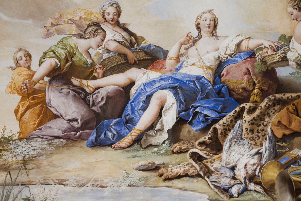 The rest of Diana among the Nymphs by Charles-André van Loo