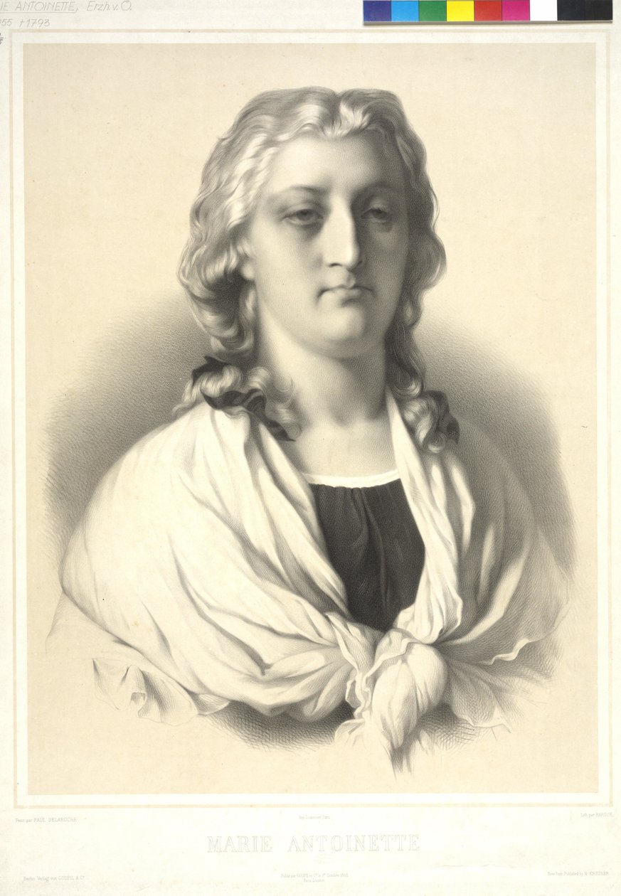 Archduchess Marie Antoinette of Austria by Charles Bargue