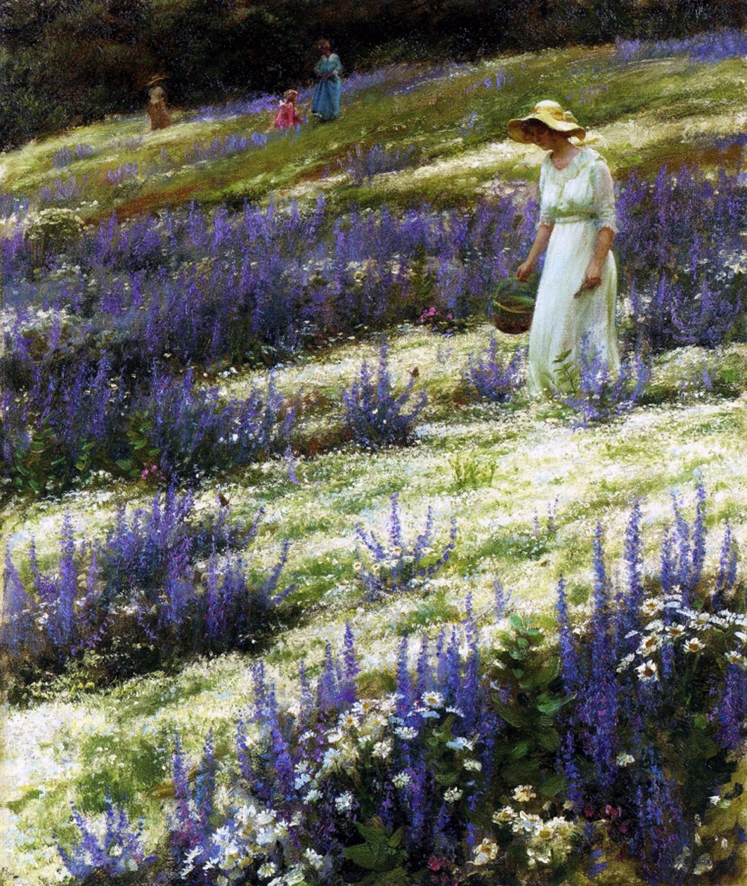 On a Hill by Charles Courtney Curran: Buy fine art print