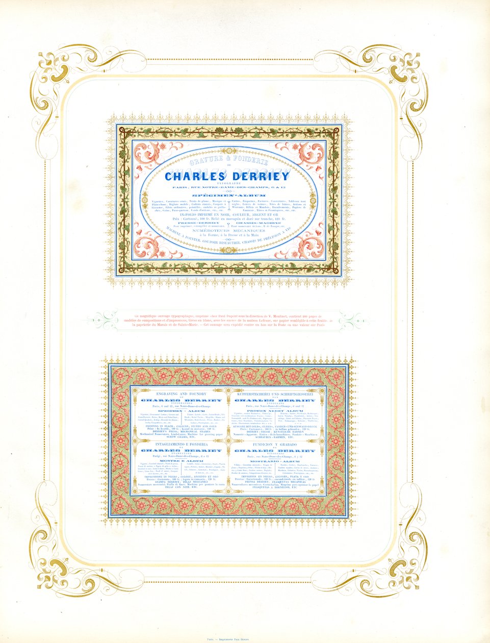 Magnificent Certificate Specimens with Multicolor Printing