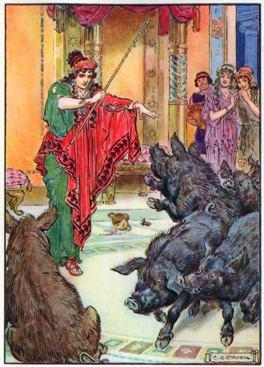 Circe, from 'The Children's Hour: Stories from the Classics', published ...