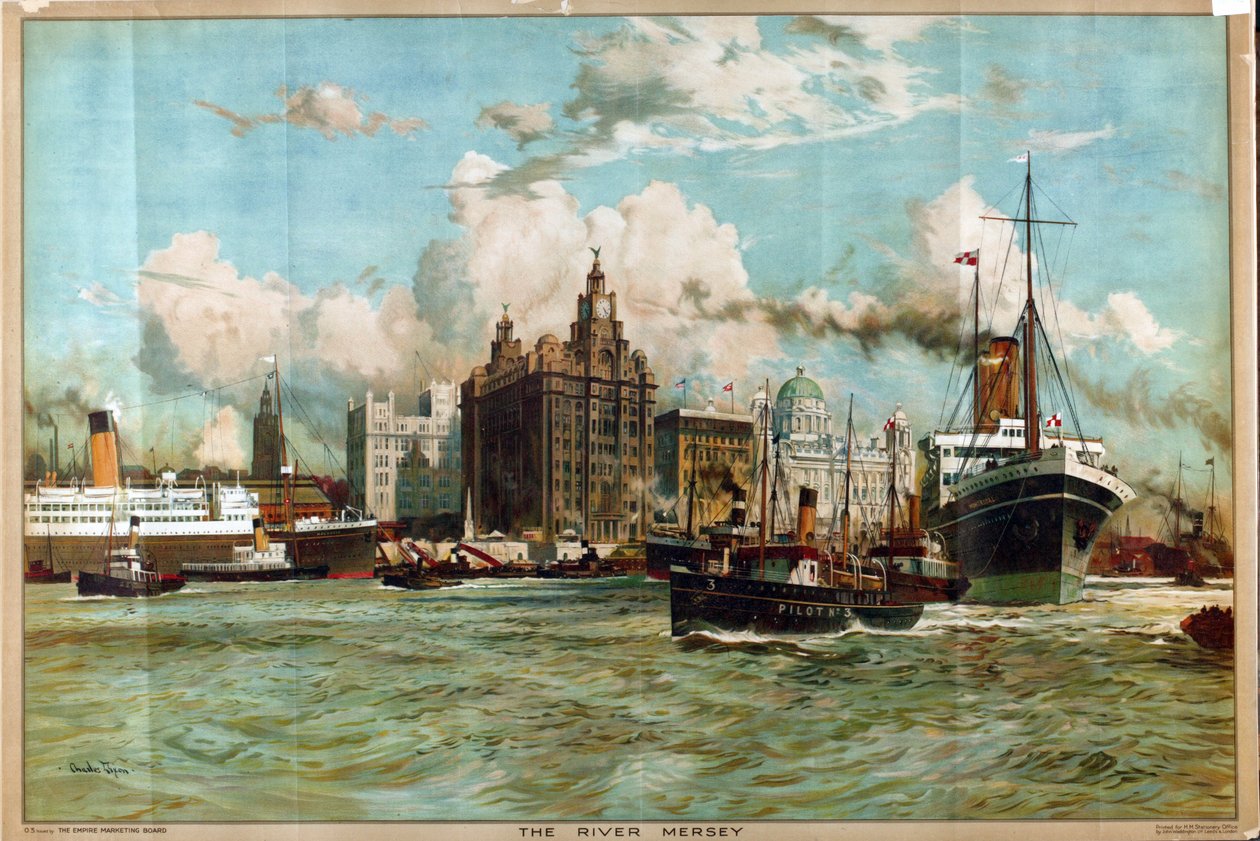 The River Mersey, from the series 'Western Gateway to the Empire'