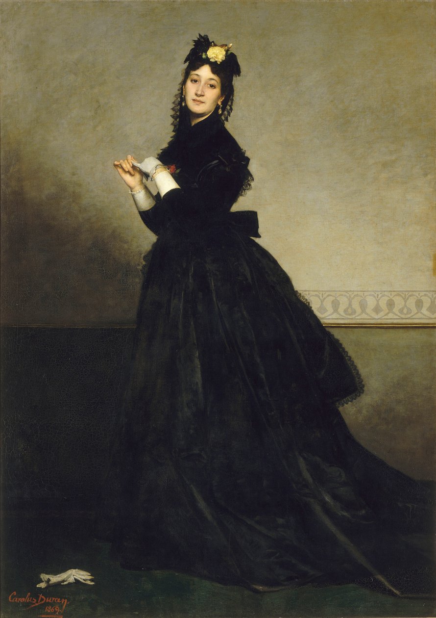 La Dame aux gants by Charles Emile Auguste Carolus Duran