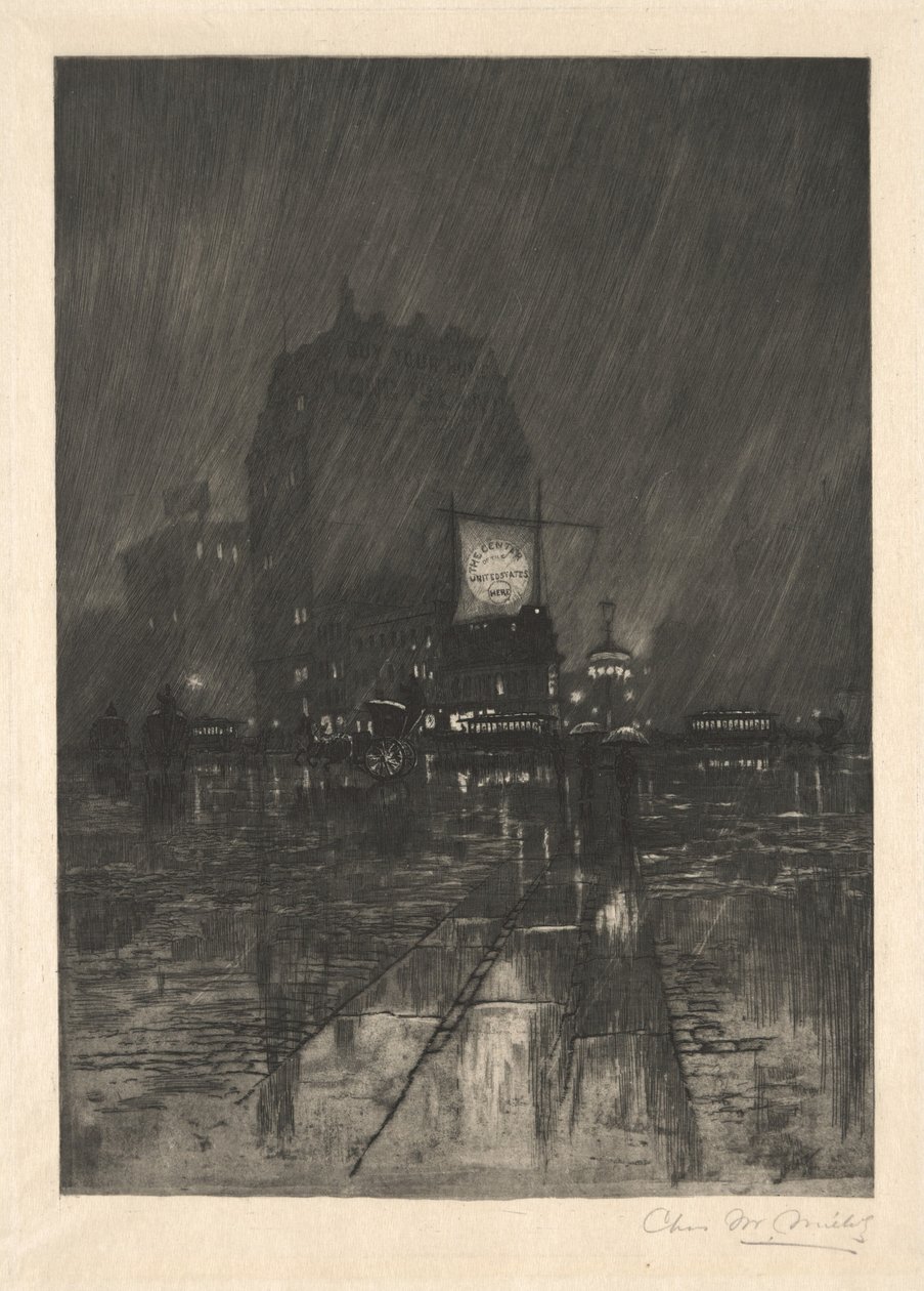 A Rainy Night, Madison Square