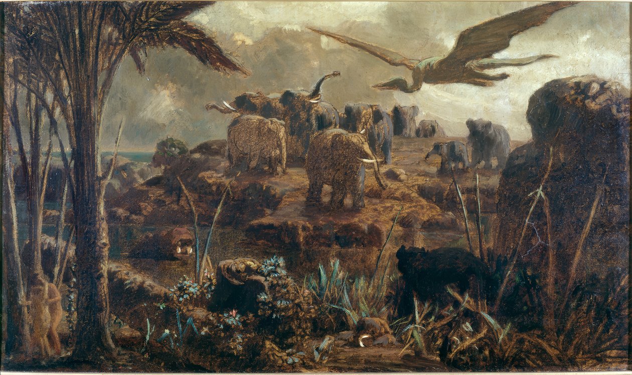 The Elephants by Charles Gleyre: Buy fine art print