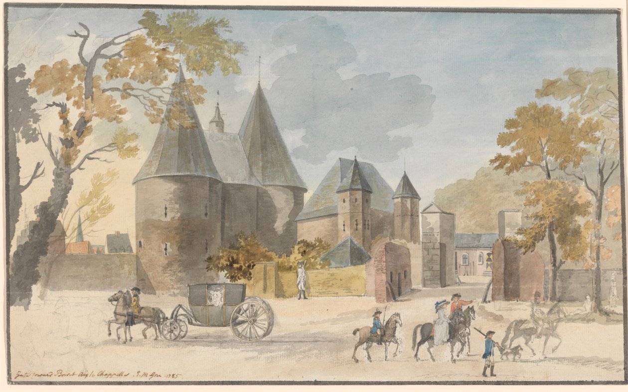 Gate Toward Bursit, Aix-la-Chapelle by Charles Gore