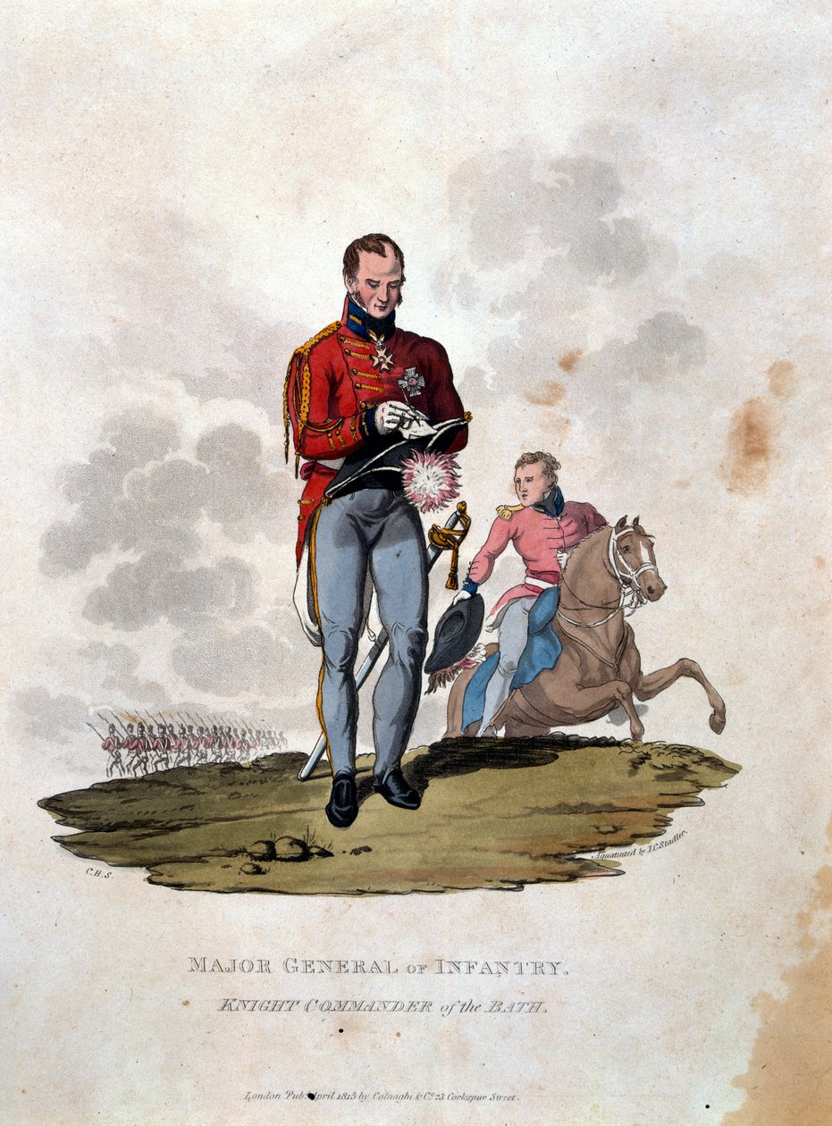 Major General of Infantry Knight Commander of the Bath, from 'Costumes ...