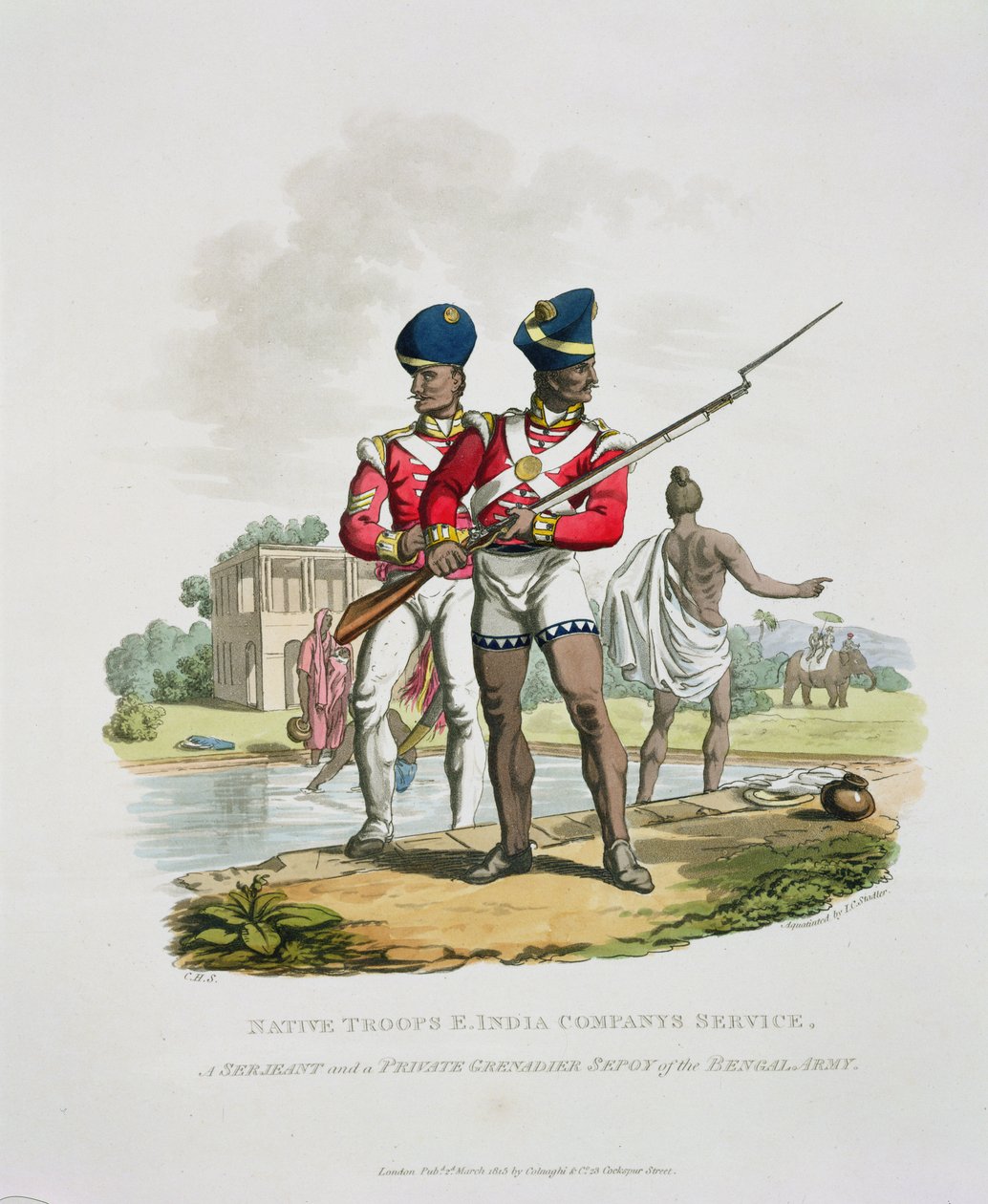 Native Troops in the East India Company's Service: a Sergeant and a ...