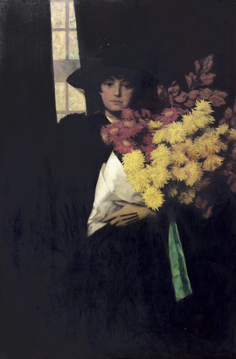 Chrysanthemums by Charles Henry Malcolm Kerr: Fine art print
